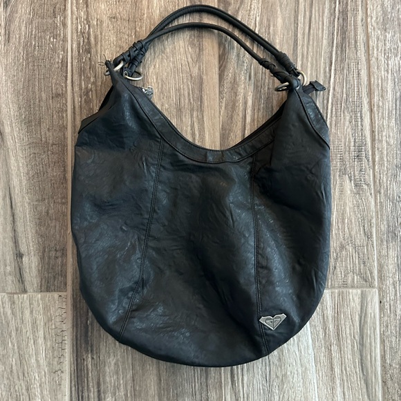 Roxy | Bags | Roxy Black Hobo Bag | Poshmark